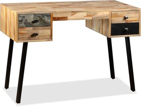 Psací stůl masivní recyklovaný teak 110 x 50 x 76 cm 245402
