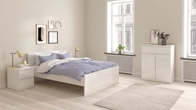 FALCO Postel Simplicity 209 140x200 bílý lesk