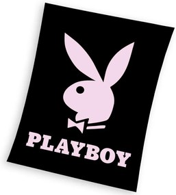 Deka playboy black 150x200 cm