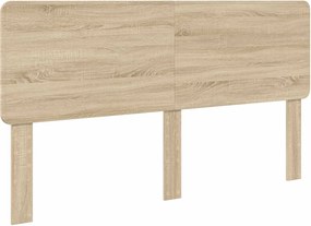 Rám postele s čelo Sonoma 200 x 200 cm Masivní borové dřevo 3412445