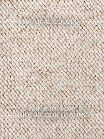ELLE Decoration, Běhoun Wolly Ultra 106228 Cream z kolekce Elle, 80x240, bílá, ložnice