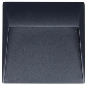 Linea Light 81290W07 Envelope_W Wall-Recessed, antracitové nástěnné svítidlo, 7W LED 3000K, 17x16,8cm, IP65