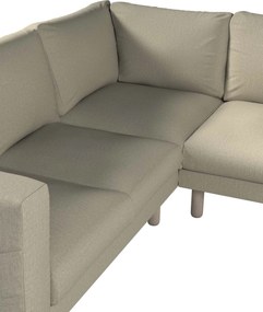 Potah na pohovku IKEA Norsborg rohová 4-místná barva béžová látka pletený vzor