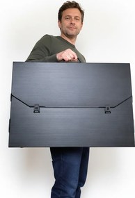 MAPAC Pevná složka na obrazy a dokumentaci, černý kufřík POLYCASE - A2
