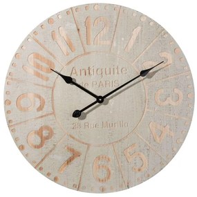 Dřevěné nástěnné hodiny ANTIQUITE DE PARIS 61 cm (Clayre &amp; Eef)