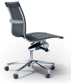 ICF - Židle UNA MANAGEMENT na kolečkách - nízký opěrák