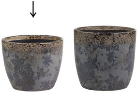 Chic Antique Obal na květiny Blue Opal - menší, modrá barva, keramika