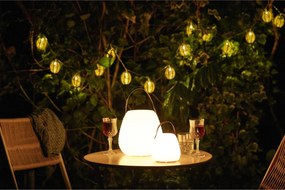House Nordic Zahradní LED lampa DERRY 13x12cm bílá 7950003