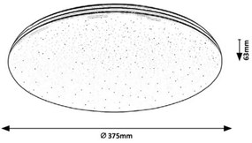 Rabalux - LED Koupelnové stropní svítidlo LED/30W/230V IP44