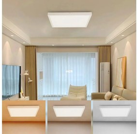 Brilagi Brilagi - LED Koupelnové svítidlo FRAME LED/50W/230V 3000/4000/6000K IP44 bílá BG0699