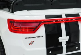 Elektrické autíčko Dodge Durango bílé