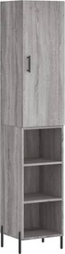 Skříň highboard šedá sonoma 34,5 x 34 x 180 cm kompozitní dřevo 3198991