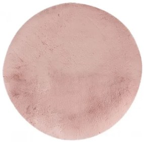 Kusový koberec Heaven 800 powder pink kruh Kruh 120 cm průměr