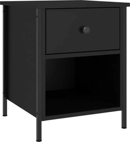 vidaXL Noční stolek 40 x 42 x 50 cm kompozitní dřevo [825933] Barva: šedá sonoma
