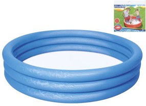 Bestway Bazén nafukovací tříkruhový 122x25cm 140L Červený