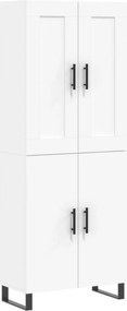 Skříň highboard bílá 69,5 x 34 x 180 cm kompozitní dřevo 3199577