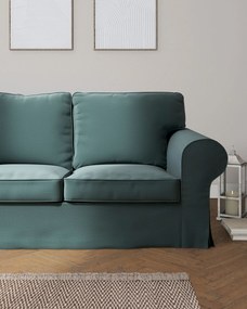 Potah na pohovku IKEA Ektorp 3-místná rozkládací, NOVÝ MODEL 2013 barva zelená látka sametová