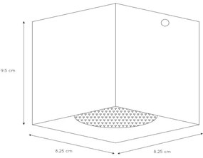Lucide 09101/01/30 - Bodové svítidlo BODI 1xGU10/50W/230V