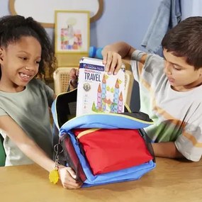 MAGNA-TILES® Magnetická stavebnice Cestovní sada Deluxe / 55 dílků