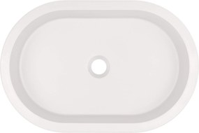 Deante Granite washbasin, undermount/inset, oval