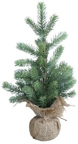 Zelený vánoční stromek v jutě Fleur Fir Tree - 45cm