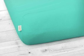 Jersey prostěradlo azurové na výšku matrace do 20 cm Velikost: 60 x 120
