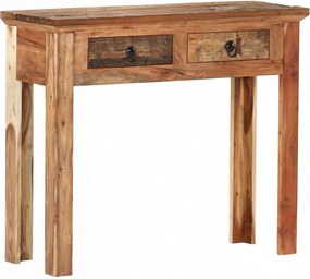 Konzolový stolek 90,5x30x75 cm masivní akácie recyklované dřevo 320381