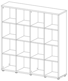 Sconto Regál LITE RM44 bílá