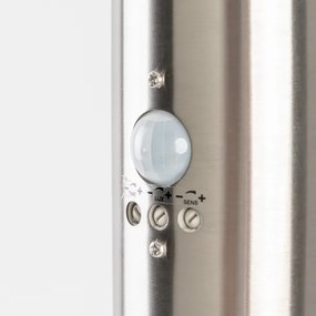 BRILAGI - Venkovní lampa se senzorem ELIA 1xE27/20W/230V IP44 100 cm chrom