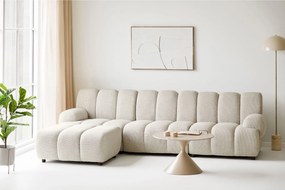 House Nordic Třímístná pohovka TAZA béžová 276 cm levá 1360006