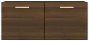 Nástěnná skříňka hnědý dub 80 x 35 x 36,5 cm kompozitní dřevo