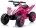 Aosom Dětské elektro-quad 12V, dvě rychlosti (vysoká/nízká) a vpřed/vzad, 85x55x55,3 cm, modrá