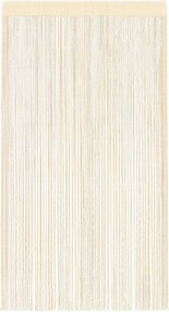 Provázkové záclony, 2 ks, 100x250 cm, krémová 132402