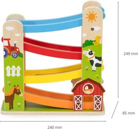 Viga 44844 Dřevěná automobilová dráha Farma