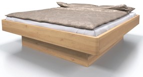 Vlastní výroba Buková postel Pegas s nízkým čelem a úložným prostorem