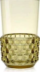 Skleněný pohár Jellies 15 cm zelený