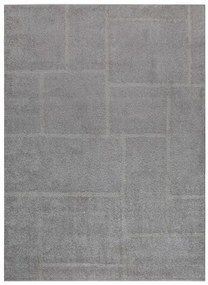 koberec SOFT 8031 Obdélníky hnědá / béžová velikost 140x190 cm | krásné koberce cz