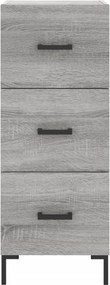 Skříň highboard šedá sonoma 34,5 x 34 x 180 cm kompozitní dřevo 3200199