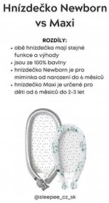 Sleepee Sametové hnízdečko ROYAL BABY pro miminko modré