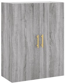 Skříň highboard šedá sonoma 69,5 x 34 x 180 cm kompozitní dřevo,  3198143