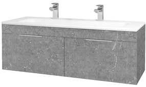 Dřevojas Koupelnová skříň ASTON SZZ2 120 Varianta: N07 Stone / Úchytka T01 / N07 Stone