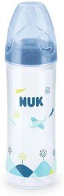 NUK First Choice láhev plastová silikonová savička New classic 250ml Modrá