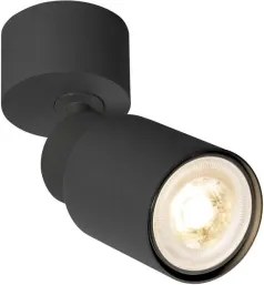 Stropní/nástěnné LED svítidlo SLV PURI 2.0 Tube GU10 6W černé 1008284 bez žárovky
