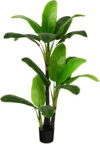 Costway 150 cm vysoký umělý banánovník tropická palma, zelený