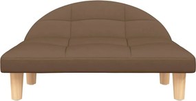 Pelíšek pro psy hnědý 70 x 52 x 30 cm textil 171935