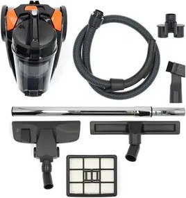 Nedis VCBS250GY černá / Bezsáčkový vysavač / 700 W / 76 dB / 3 l / Akč