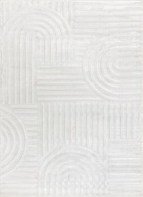 Dywany Łuszczów, Kusový koberec Balance 1918 cream, 160x220, bílá, ložnice
