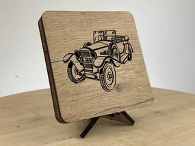 Li-Go "Veterán" lampa 19x19cm provedení povrchu: dub