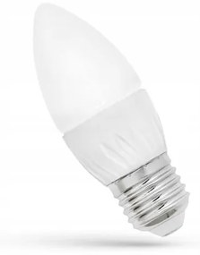 LED žárovka svíčka E-27 230V 6W teplá bílá