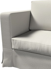 Potah na pohovku IKEA  Karlanda 3-místná nerozkládací, dlouhý barva šedá látka pletený vzor
